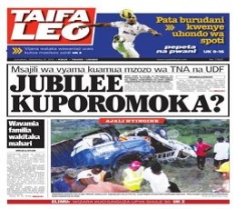 Taifa Leo Epaper | Epapers List